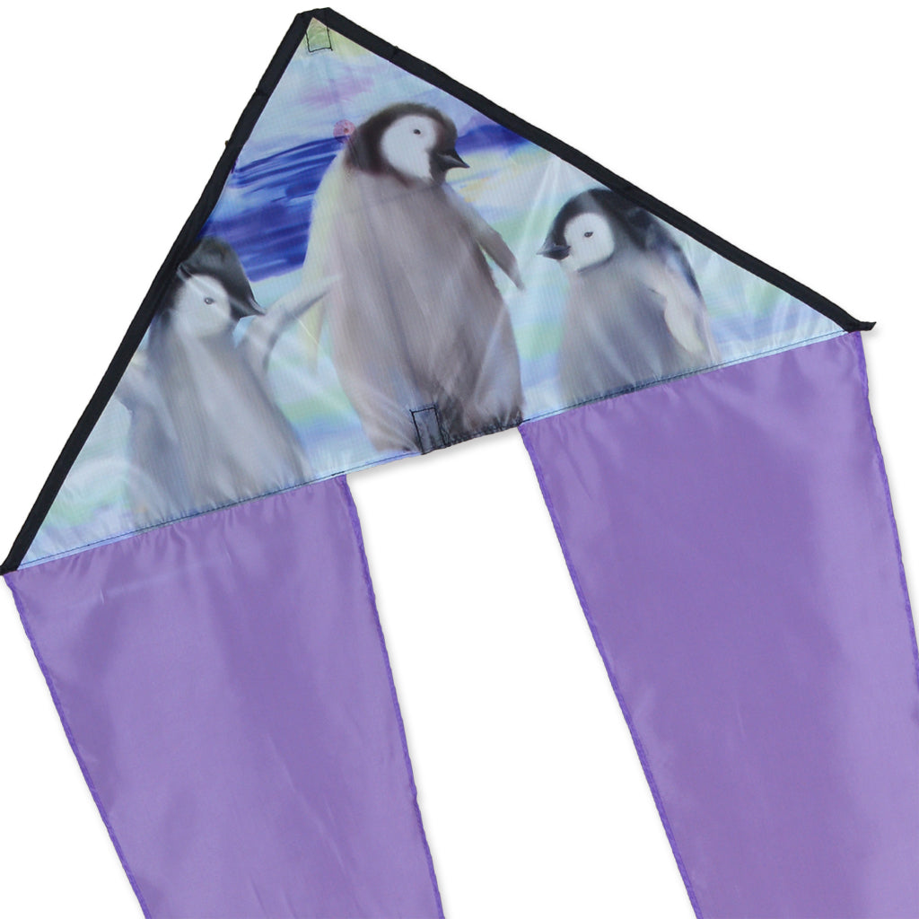 Zippy Flo-Tail Delta Kite - Penguins – Premier Kites & Designs