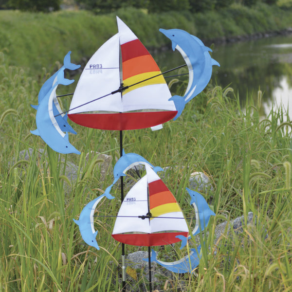 13 in. WhirliGig Spinner - Sailboat – Premier Kites & Designs