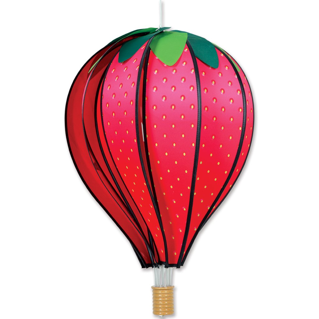 22 in. Hot Air Balloon - Strawberries – Premier Kites & Designs