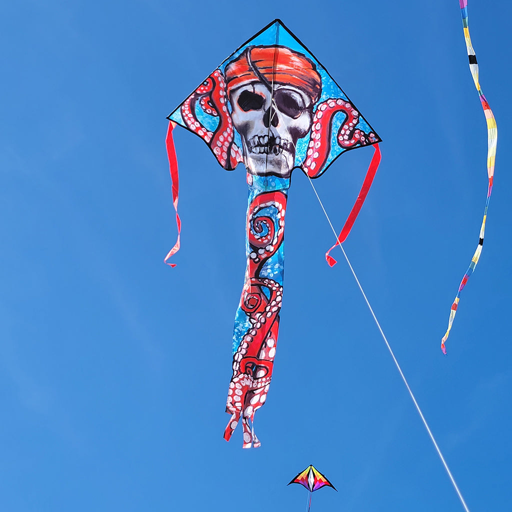 Large Easy Flyer Kite - Pirate Octopus – Premier Kites & Designs