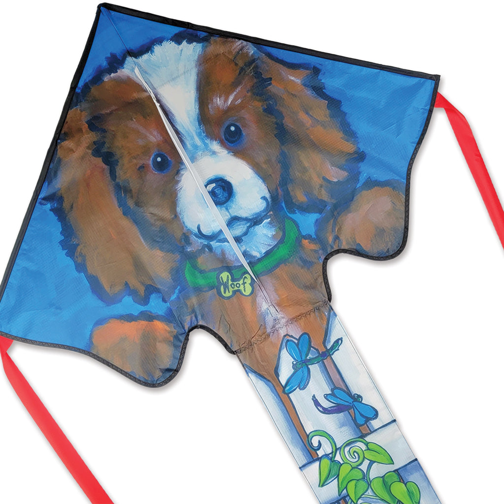 Large Easy Flyer Kite - Puppy on a Fence – Premier Kites & Designs