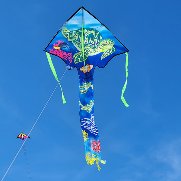 Large Easy Flyer Kite - Sea Turtles – Premier Kites & Designs